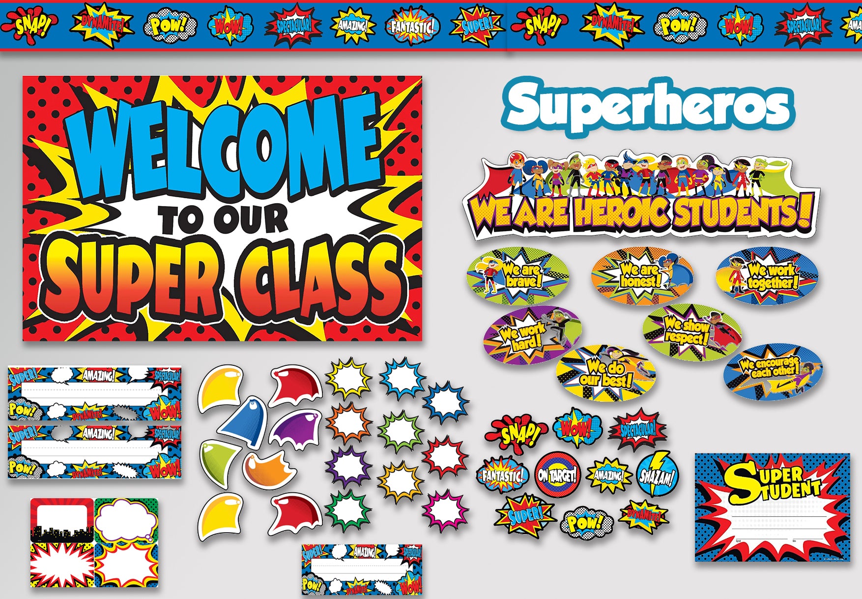 Superheroes Classroom theme – The Craft Corner EG