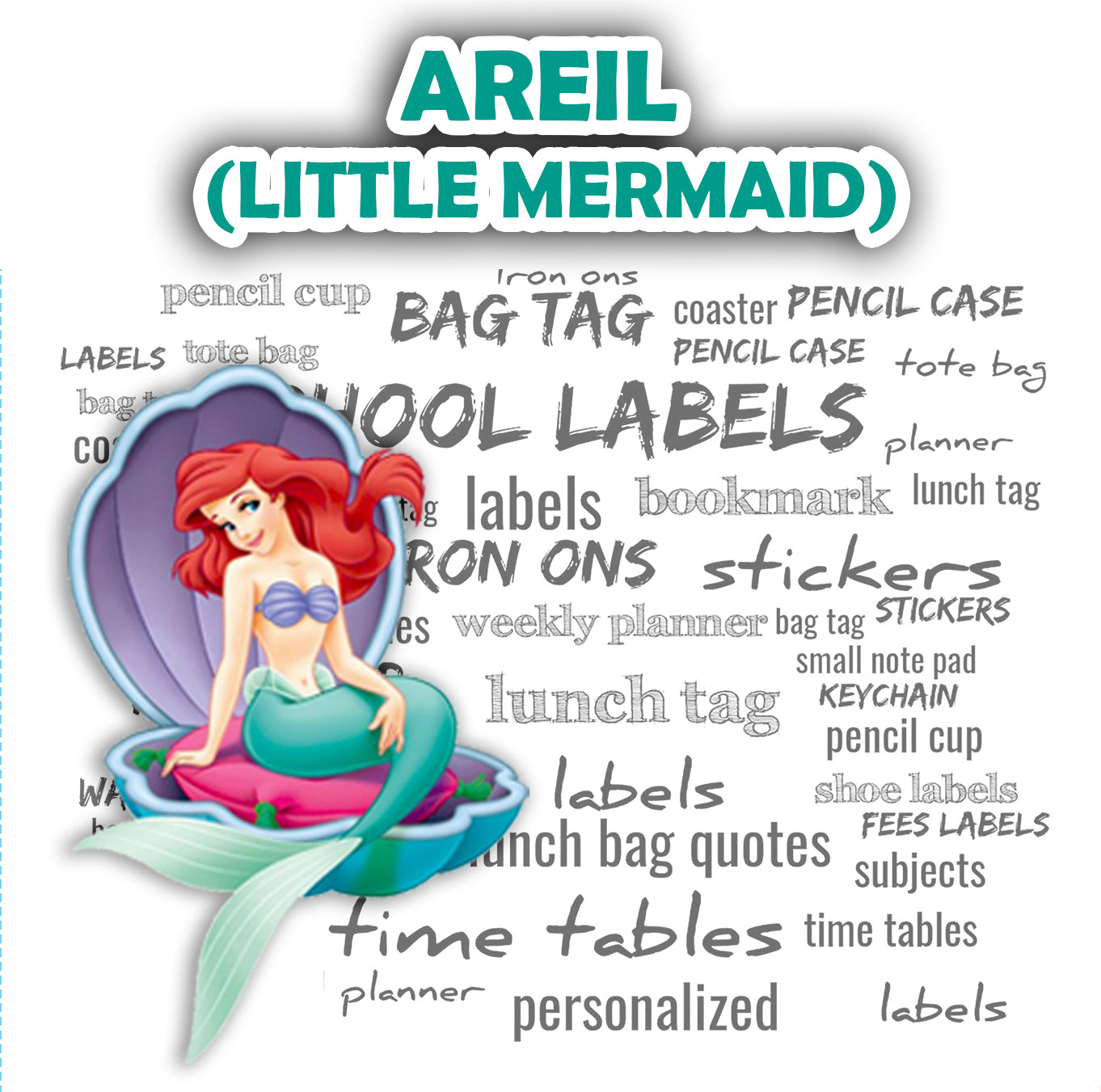 ""Ariel (Little Mermaid)" – The Craft Corner EG