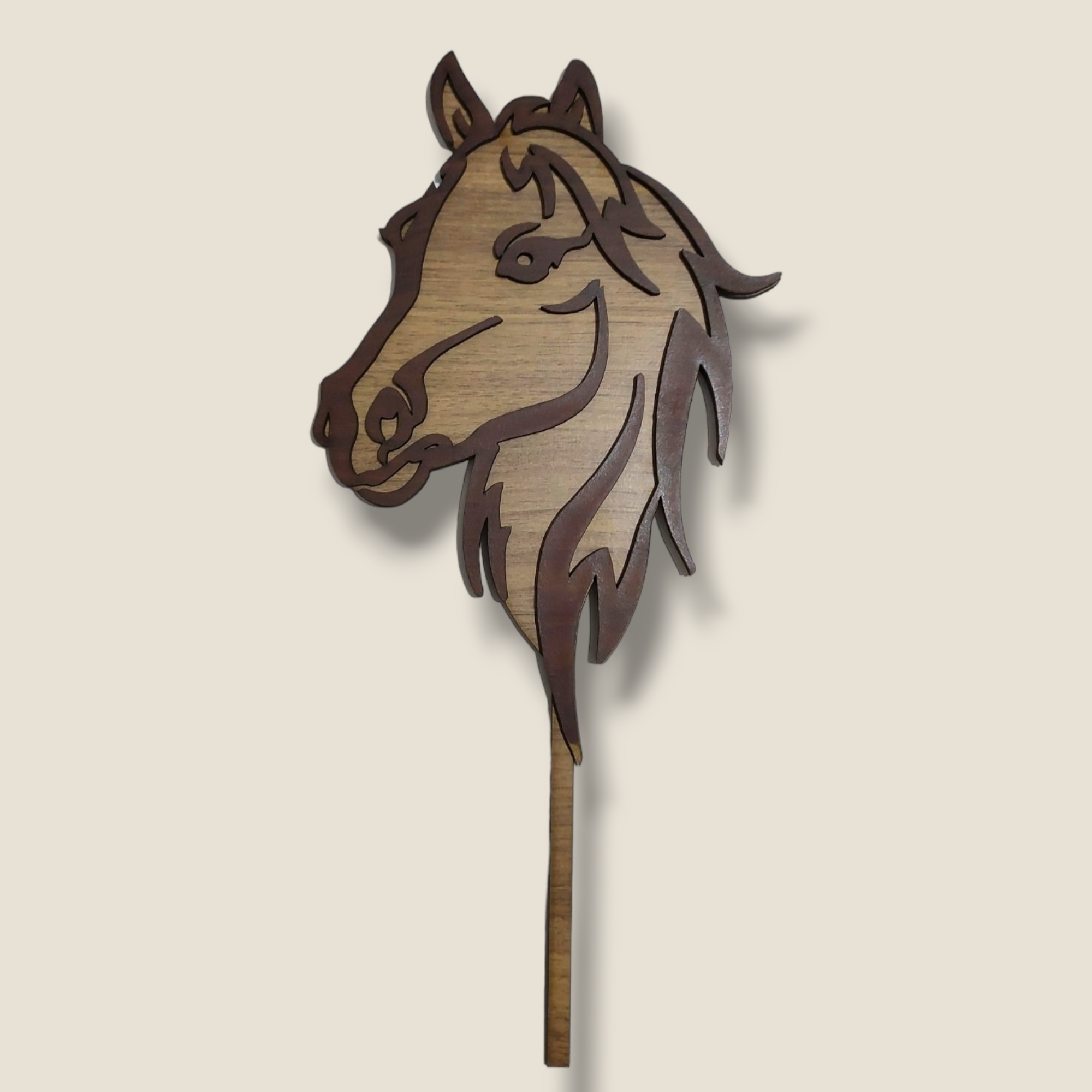 Layered wood topper "horse" – The Craft Corner EG