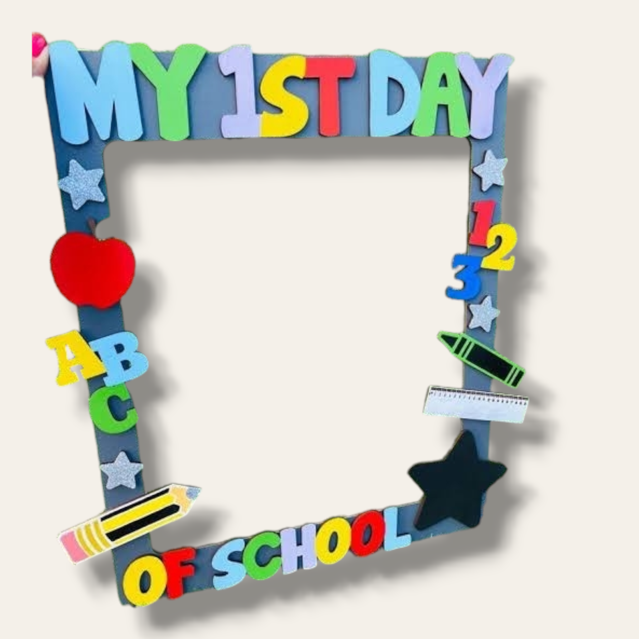 My 1st day of school photo frame – The Craft Corner EG