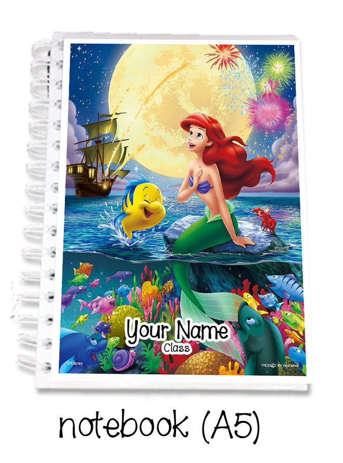 "Ariel (Little mermaid)" notebook – The Craft Corner EG