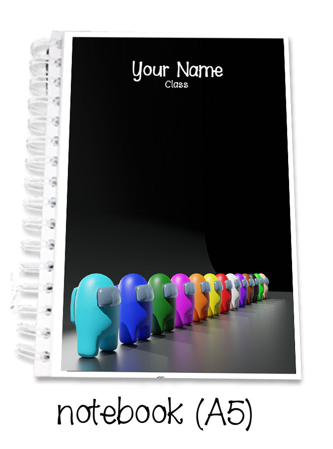 "Among us" notebook – The Craft Corner EG
